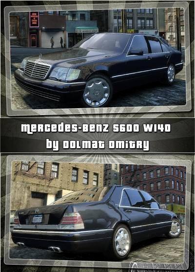 Mercedes Benz S600 W140 para GTA IV | Site do GTA